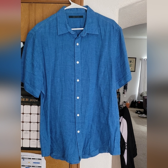 Perry Ellis | Shirts | Perry Ellis Blue Denim Jeans With Classic ...